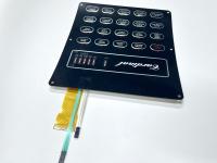 China Full Printing Low Profile Switch With Milky LED Window Display for sale