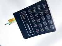 China Full Printing Low Profile Switch With Milky LED Window Display for sale
