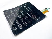 China Copper ESD Shielding Layer Mechanical Key Switches With Metal Dome Embossing Key for sale
