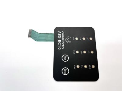 China Emboss Energy Savingled Membrane Switches With Touch Push Keys Button for sale