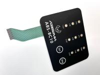 China Customizable OEM Tactile Dome Switch Full Automatic With 3M Adhesive for sale