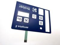China Clear LED Windows 6 Layers Polyester Waterproof Membrane Keypad With 1 Million Life Cycles for sale