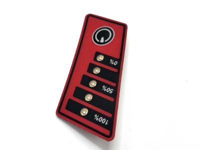 China LED Embeded Backlight Matrix FFC Membrane Switch Panels With Errows for sale