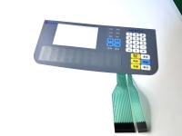 China Rim Embossing Keys Laser Membrane Keypad Panel Foil Inkjet Printing for sale