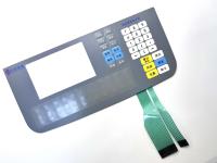 China Pocket Layered Graphic LCD Printing Membrane Switch Overlay Foil For Medical Enclosure for sale