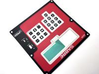 China 240gm Trip Force 3 Contact Domes Membrane Keypad Switch With ROHS Compliant for sale