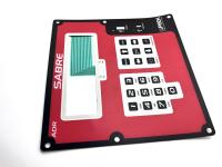 China Conductive Silver Ink Printing Waterproof Flexible Membrane Switches For WIFI Telecommunication Device for sale