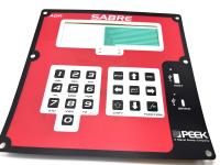 China Autotex F150 Polyester Membrane Keypad Customh With 4 Layers And 500 Life Cycles for sale