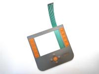 China LED Backlight Screen Printing Rubber Membrane Keyboard With Transparent Window Display for sale