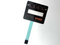 China Microwave Oven 4 Embossing Metal Snap Membrane Keypad Prototype With Flexible Tail for sale
