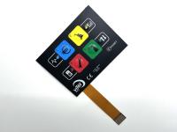 China Customizable led membrane Embossing Tactile Switch Keyboard 3M Adhesive for sale