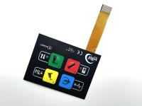 China 280G Force Feedback Marine Membrane Switch Panel 10MM Etching For Controller Device for sale