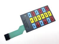 China Customizable Surface Mount Membrane Switches Graphic Overlays For Hairfoil Device for sale