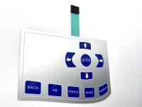 China Key Pad Instrument Tactile Switch Keyboard With 2.54MM Pitch Female Connector for sale