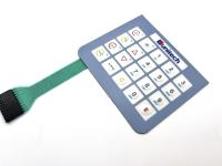 China Automatic Printing Matrix Push Button Switch Embeded Flexible Prototype for sale