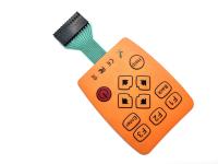 China Microwave Oven 4 Embossing Metal Snap Tactile Button Switch With Flexible Tail for sale