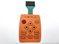 China Microwave Oven 4 Embossing Metal Snap Tactile Button Switch With Flexible Tail for sale