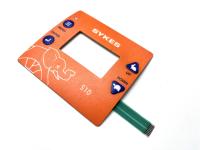 China Clear LED Windows 6 Layers Polyester Tactile Push Switch With 1 Million Life Cycles for sale