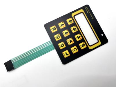 China Microwave Oven 4 Embossing Metal Snap Momentary Push Button With Flexible Tail for sale
