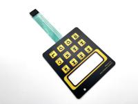 China Customizable Membrane Keyboard Manufacturer For A Flight Sim Avionics With Glossy Window for sale