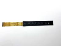 China Texture Coating 1x3 Matrix Membrane Switch Keypad Suppliers With Perimeter Emboss All Keys for sale
