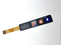 China 100MA Max Current PET Silver Circuit Custom Membrane Switches With 4 Layers for sale