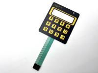 China Screen Printing Membrane Switches Keyboard Silver Conductive Circuit With 2.54MM Pitch for sale