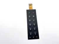 China Flex FPC Ribbon Cable Membrane Switch With Led With Matix Dome Design for sale