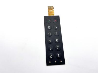 China Flex FPC Ribbon Cable Membrane Switch With Led With Matix Dome Design for sale