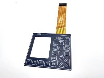 China LED Backlight Screen Printing  Membrane Switch Panel With Transparent Window Display for sale