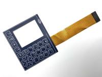 China LED Backlight Screen Printing  Membrane Switch Panel With Transparent Window Display for sale