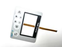 China High Brightness LED Backlit Tactile On Off Switch With Tinted Window for sale