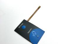 China Tactile Rasied Buttons Membrane Touch Panel With Nicomatic Female Connector for sale