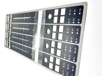 China OEM Gradient Dot Printing Membrane Button Panel Deaded Label To Mechanical for sale