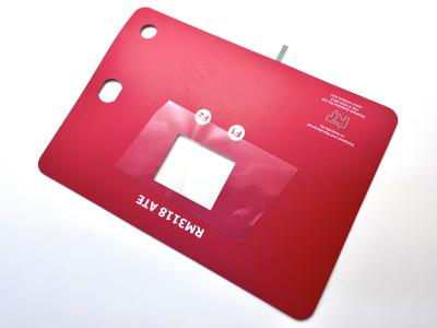 China Clear LED Windows 6 Layers Polyester Keypad Membrane Switch With 1 Million Life Cycles for sale