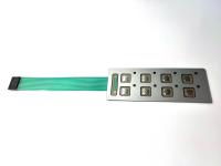 China 240gm Trip Force 3 Contact Domes Rubber Membrane Keypad With ROHS Compliant for sale