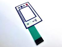 China Conductive Silver Ink Printing Keyboard Membrane Cover For WIFI Telecommunication Device for sale