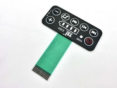 China Tactile Rasied Buttons Touch Screen Switch With Nicomatic Female Connector for sale