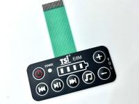 China Tactile Rasied Buttons Touch Screen Switch With Nicomatic Female Connector for sale