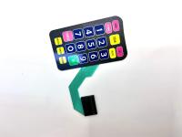 China Tactile Rasied Buttons Push On Off Switch With Nicomatic Female Connector for sale