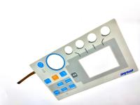 China Customizable Embossing With Standard Membrane Keypad Tactile Switch Keyboard 3M Adhesive for sale