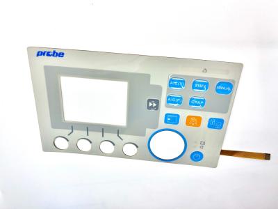 China Customizable Embossing With Standard Membrane Keypad Tactile Switch Keyboard 3M Adhesive for sale