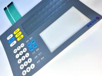 China Pocket Layered Graphic LCD Printing Best Membrane Keyboard For Medical Enclosure for sale