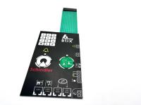 China Clear LED Windows 6 Layers Polyester Custom Membrane Keypad With 1 Million Life Cycles for sale