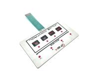 China 100MA Max Current PET Silver Circuit Low Profile Momentary Switch With 4 Layers for sale