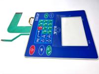 China Screen Printing Custom Membrane Keyboard Silver Conductive Circuit With 1.25MM Pitch for sale
