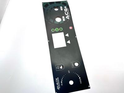 China Tactile Rasied Buttons Membrane Switch Overlay With Nicomatic Female Connector for sale