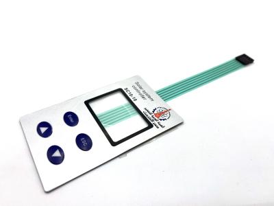 China Customizable Surface Mount Tactile Membrane Switch For Hairfoil Device for sale