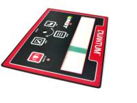 China Screen Printing Membrane Panels With Transparent Window Display for sale