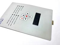 China 3M Rear Adhesive Waterproof Led Membrane Switch With Gradient Printing for sale